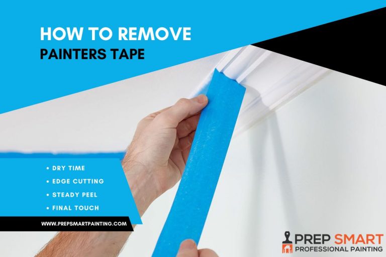 How To Remove Painters Tape - Prep Smart Painting